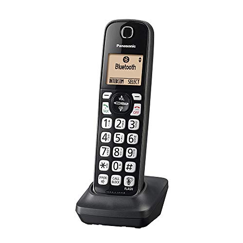 Panasonic KX-TG833SK Link2Cell Bluetooth with Talking Caller ID 3 Handset Cordless Phone (Renewed)