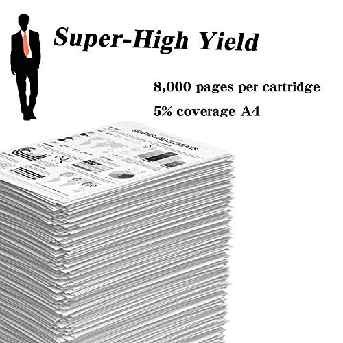 GALADA Compatible Toner Cartridge Replacement for Brother TN850 TN-850 TN820 TN-820 TN-880 for Brother HL-L6200DW HL-L6200DWT MFC-L5850DW MFC-L5900DW L5200DW L5700DW Printer (Black High Yield 2 Pack)