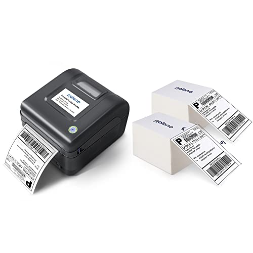 POLONO Label Printer, PL420 4x6 Thermal Printer, High-Speed Shipping Label Printer, Commercial Direct Thermal Printer, 4" x 6" Direct Thermal Shipping Label (Pack of 1000)