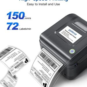 POLONO Label Printer, PL420 4x6 Thermal Printer, High-Speed Shipping Label Printer, Commercial Direct Thermal Printer, 4" x 6" Direct Thermal Shipping Label (Pack of 1000)