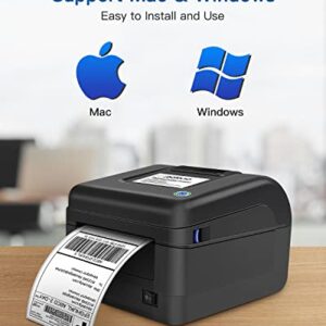 POLONO Label Printer, PL420 4x6 Thermal Printer, High-Speed Shipping Label Printer, Commercial Direct Thermal Printer, 2" x 1" Direct Thermal Label, Self-Adhesive Address Shipping Thermal Label