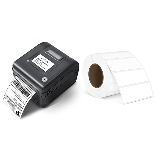 POLONO Label Printer, PL420 4x6 Thermal Printer, High-Speed Shipping Label Printer, Commercial Direct Thermal Printer, 3" x 1" Direct Thermal Label, Self-Adhesive Address Shipping Thermal Label