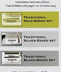 Majestic Traditional Silver-Edged Bible Tabs