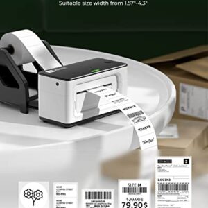 MUNBYN Identity Theft Protection Roller Stamp with a Box Opener, Shipping Label Printer