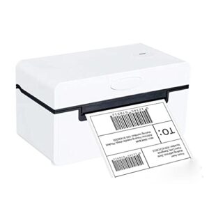 zsedp desktop thermal label printer for 4×6 shipping package label maker 180mm/s usb bt thermal sticker printer max.110mm paper (color : usb with bt)