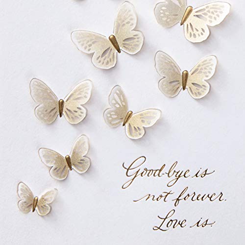 Hallmark Signature Sympathy Card (Butterflies)