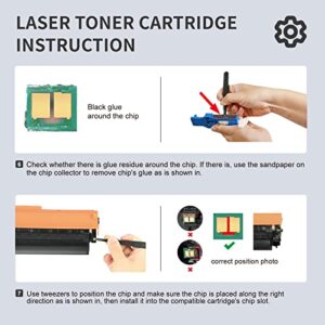 OA100 |141A NO Chip| Compatible Toner Cartridge Replacement for HP 141A W1410A Work for M110we M110w MFP 140we M139we M140w (1 Black) W1410A