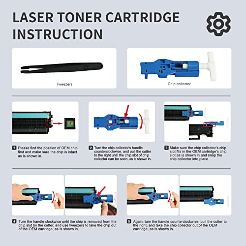 OA100 |141A NO Chip| Compatible Toner Cartridge Replacement for HP 141A W1410A Work for M110we M110w MFP 140we M139we M140w (1 Black) W1410A