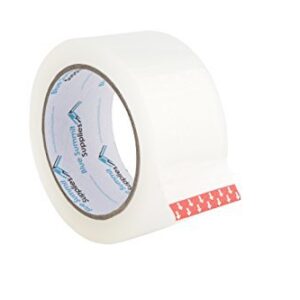 Heavy Duty Packaging Tape, Clear Packing Tape Designed for Moving Boxes, Shipping, Office, and Storage, Commercial Grade 2.7mil Thickness, 60 Yards Length, 360 Total Yards