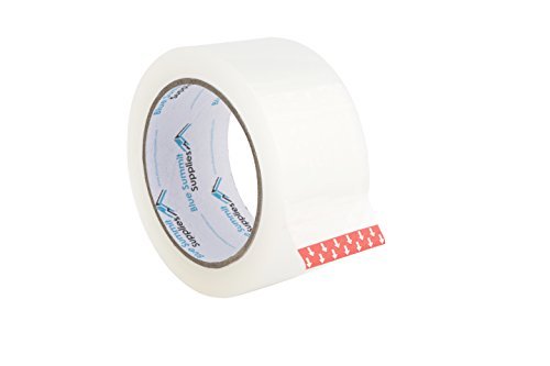 Heavy Duty Packaging Tape, Clear Packing Tape Designed for Moving Boxes, Shipping, Office, and Storage, Commercial Grade 2.7mil Thickness, 60 Yards Length, 360 Total Yards