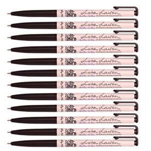 xeno baby mikey 0.38 mm slim ball point pen box of 12 (black)