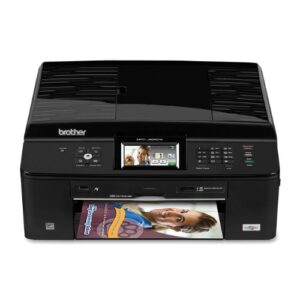 brother printer mfcj825dw wireless color photo printer with scanner, copier and fax