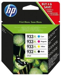 hp 932xl- black 933xl-yellow 933xl- cyan 933xl – magenta combo pack