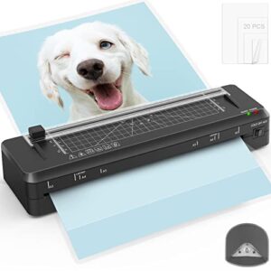 laminator,a3/a4/a5/a6 laminator machine 11×17,90s fast warm-up,4 in 1 laminating machine with cutter,protractor,corner rounder,thermal laminator with 20 laminating pouches for home office school use