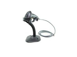 symbol ls2208 digital handheld barcode scanner with stand and usb cable, black