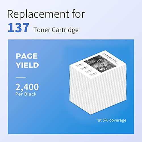 MYCARTRIDGE SUPRINT 137 Black Toner Cartridge Compatible Toner Cartridge Replacement for Canon 137 CRG137 9435B001AA use with ImageClass MF236n MF232w MF216n LBP151dw D570 Printer 4 Pack CRG-137