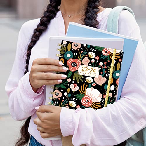 Planner 2023-2024 - 2023-2024 Weekly Monthly Planner, July 2023-June 2024, 6.4'' x 8.5'' Academic Planner 2023-2024 with Thick Paper, Pocket, Tabs