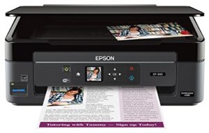 epson expression home xp-340 wireless color photo printer with scanner and copier, amazon dash replenishment ready