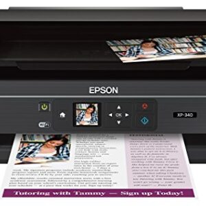 Epson Expression Home XP-340 Wireless Color Photo Printer with Scanner and Copier, Amazon Dash Replenishment Ready