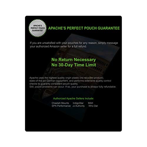 Apache Laminating Pouches 5 mil, for 8.5 x 11 inch Letter Size Paper 9 x 11.5 inch Sheets, 300 Pack