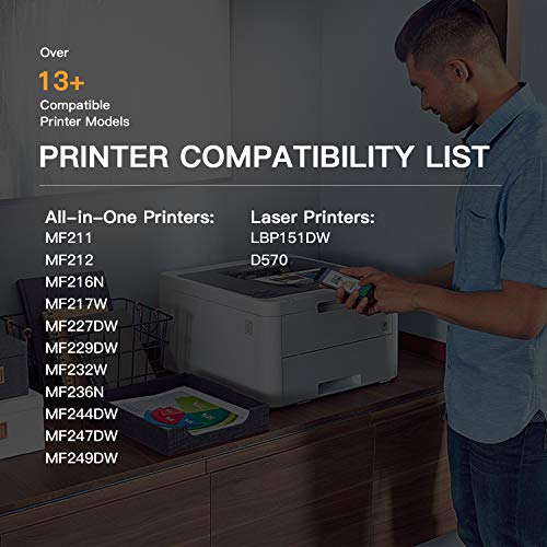 E-Z Ink (TM) Compatible Toner Cartridge Replacement for Canon 137 CRG 137 CRG137 9435B001AA to use with ImageClass D570 MF236n MF216N MF227dw MF247dw MF212w MF217w MF244dw Printer (Black, 4 Pack)