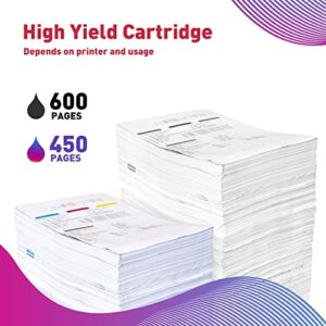 HOTCOLOR 67XL HP Printer Ink Replacement for HP 67 Ink Cartridges Black/Color Combo Pack XL for HP Envy 6055e 6000 Deskjet 2755e 4155e deskjet Plus 4155 4158 4152 Envy Pro 6455 6452 6400 (1+1, 2PK)