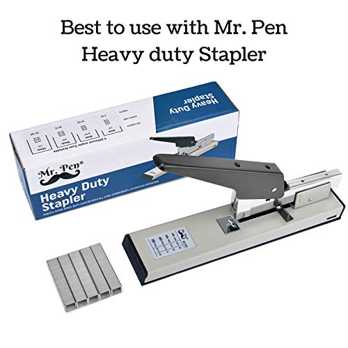 Mr. Pen- Heavy Duty Staples, 3000 Staples, 100 Sheet Capacity, 1/2-Inch Leg Length, 23/13, Staples for Heavy Duty Staplers, Office Staples, Desk Staples, Big Staples, Paper Staple, Large Staples