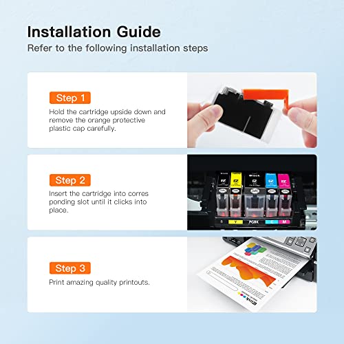 E-Z Ink (TM) Compatible Ink Cartridge Replacement for Canon CLI-281XXL 281 XXL Compatible with PIXMA TR7520 TR8520 TS6120 TS6220 TS8120 TS8220 TS9120 TS9520 TS9521C Printer (3 Pack)