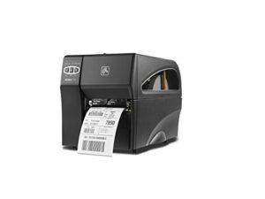 zebra zt22042-d01200fz industrial direct thermal tabletop printer, 203 dpi, monochrome, with 10/100 ethernet connection