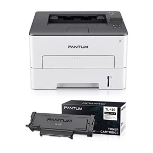 monochrome laser printer black and white printer wireless small computer printer with auto duplex 2-sided printer home use with mobile printing and school student, 30ppm pantum p3012dw with tl-410