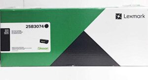 lexmark 25b3074 m5255 m5270 xm5365 xm5370 toner cartridge (black) in retail packaging