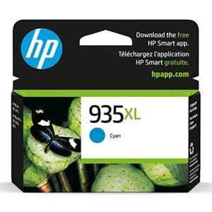 hp 935xl cyan high-yield ink cartridge | works with hp officejet 6810; officejet pro 6230, 6830 series | c2p24an