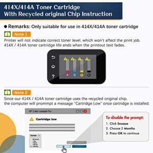 (with CHIP) ColorKing Compatible Toner Cartridge Replacement for HP 414X W2020X 414A W2020A HP Color Pro MFP M479fdw M454dw M479fdn M454dn Toner Printer (High Yield, Black Cyan Yellow Magenta,4-Pack)