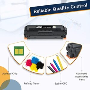 (with CHIP) ColorKing Compatible Toner Cartridge Replacement for HP 414X W2020X 414A W2020A HP Color Pro MFP M479fdw M454dw M479fdn M454dn Toner Printer (High Yield, Black Cyan Yellow Magenta,4-Pack)