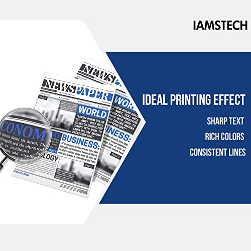 iamstech 58X CF258X with Chip Compatible 2 Pack Toner Cartridge Replacement for HP 58X CF258X 58A CF258A MFP M428fdw M428fdn M428dw Pro M404n M404dn M404dw M404 M428 Printer Black