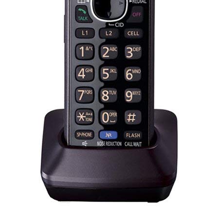 Panasonic KX-TG9542B + (2) KX-TGA950B Dect 6.0 2-Line Cordless Phone w/ Link-to-Cell & 2-Handsets + 2-Pack 2 Line Handset For KX-TG954X