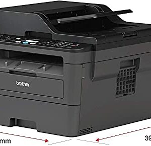 Brother MFC-L27 10DW Series Compact Wireless Monochrome Laser All-in-One Printer, Print Copy Scan Fax, Speed Up to 32 ppm, Auto Duplex Print, 2-line LCD, Mobile Printing, Tech Deal USB