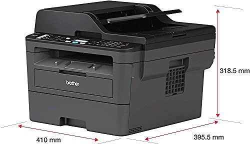 Brother MFC-L27 10DW Series Compact Wireless Monochrome Laser All-in-One Printer, Print Copy Scan Fax, Speed Up to 32 ppm, Auto Duplex Print, 2-line LCD, Mobile Printing, Tech Deal USB