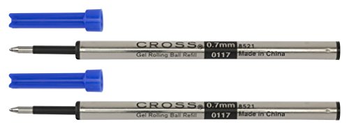 Cross Selectip Gel Rollerball Pen Refill - Blue - Dual Pack