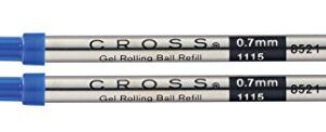 Cross Selectip Gel Rollerball Pen Refill - Blue - Dual Pack