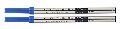 Cross Selectip Gel Rollerball Pen Refill - Blue - Dual Pack