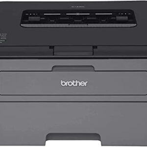 Brother Monochrome Laser Printer with Duplex Printing, 2400 x 600 DPI, up to 27 Pages per Minute, Automatic Duplex (2-Sided) Printing, Compact HL-L2300d