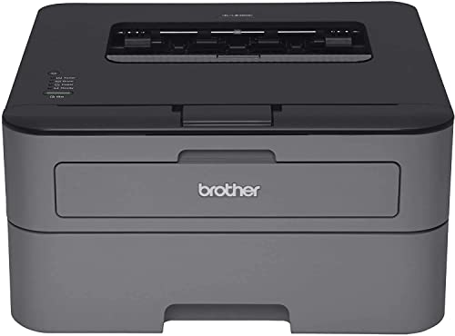 Brother Monochrome Laser Printer with Duplex Printing, 2400 x 600 DPI, up to 27 Pages per Minute, Automatic Duplex (2-Sided) Printing, Compact HL-L2300d