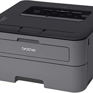 Brother Monochrome Laser Printer with Duplex Printing, 2400 x 600 DPI, up to 27 Pages per Minute, Automatic Duplex (2-Sided) Printing, Compact HL-L2300d