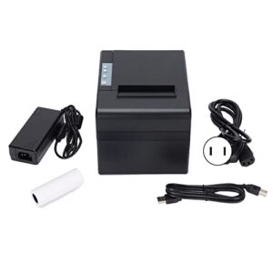 Mini Thermal Printer, Compact Portable Mobile Printer, 300mm/s High Speed Printing Speed, for Logistics, Restaurants, Milk Tea Shops, Takeaways(US)