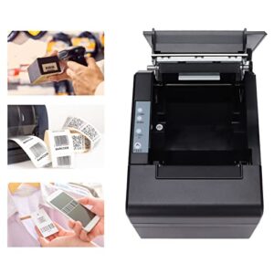 Mini Thermal Printer, Compact Portable Mobile Printer, 300mm/s High Speed Printing Speed, for Logistics, Restaurants, Milk Tea Shops, Takeaways(US)