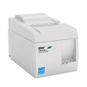 Epsilont Star Micronics TSP143III USB Receipt Printer, Stand for 10.2” & 10.5” iPads, Cash Drawer, Compatible with Square (White)