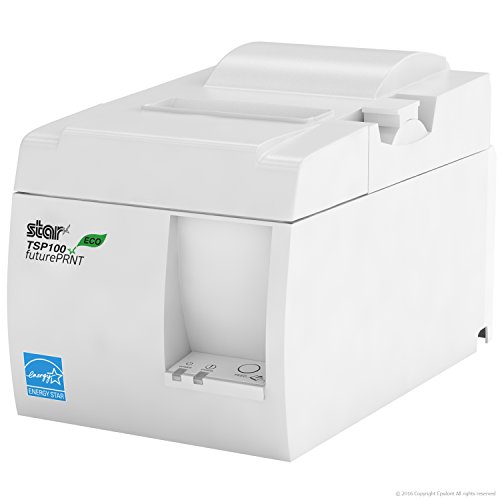 Epsilont Star Micronics TSP143III USB Receipt Printer, Stand for 10.2” & 10.5” iPads, Cash Drawer, Compatible with Square (White)