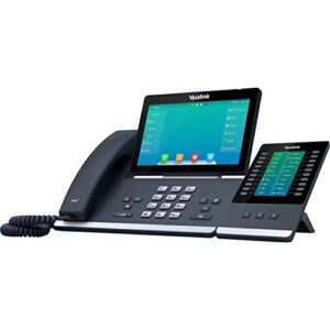 Yealink SIP-T57W IP Phone - Corded/Cordless - Corded/Cordless - Wi-Fi, Bluetooth - Wall Mountable, Desktop - Classic Gray