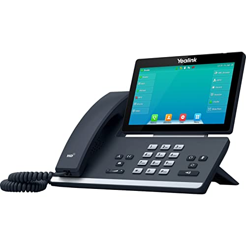 Yealink SIP-T57W IP Phone - Corded/Cordless - Corded/Cordless - Wi-Fi, Bluetooth - Wall Mountable, Desktop - Classic Gray